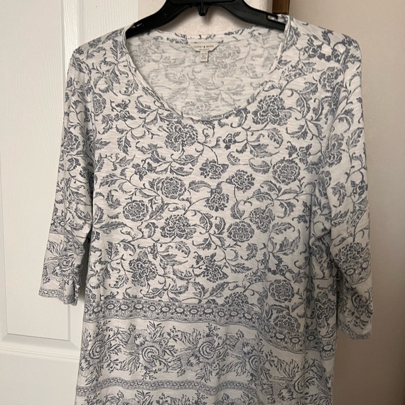 Lucky Brand | Tops | Lucky Brand Size 2x Floral Patterned Top Size ...